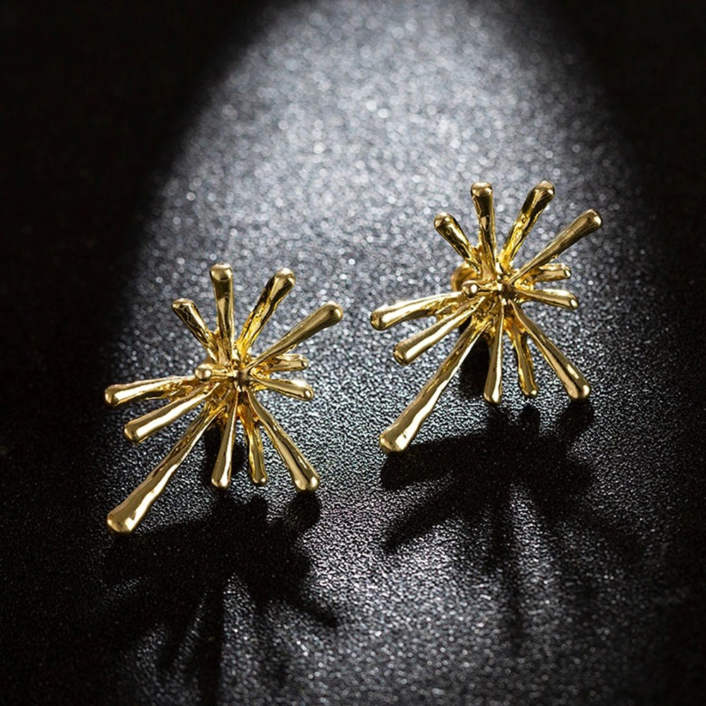 Irregular Spiked Design Earrings