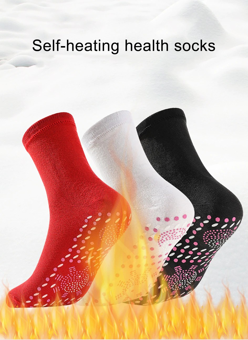 Self-Heating Thermal Socks