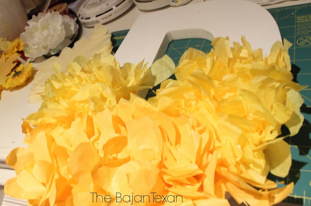 Tissue Paper DIY Spring Wreath Tutorial – The Bajan Texan