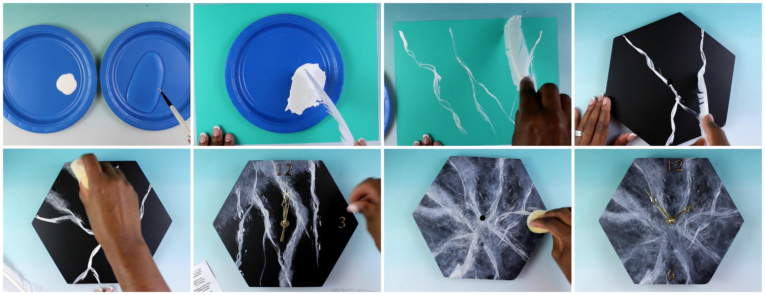 DIY MARBLE CLOCK TUTORIAL – The Bajan Texan