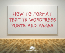 How To Format Text In WordPress Posts Or Pages Video Bakerview Consulting How To Format Text In WordPress Posts Or Pages Video Bakerview Consulting