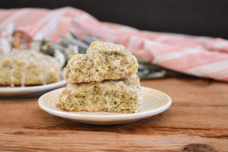 lemon poppyseed scones – texture | Baking Off Script