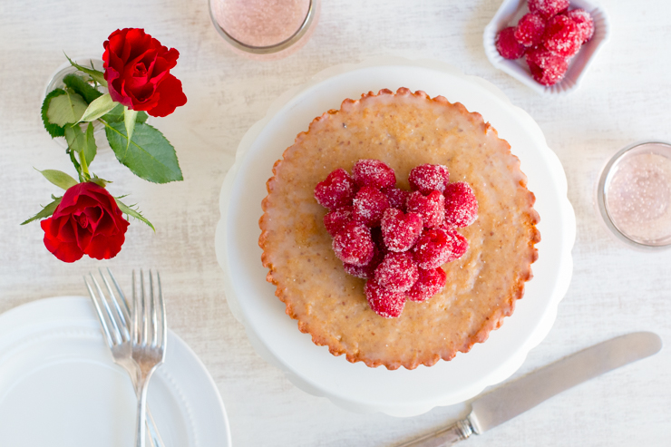 Gluten Free Raspberry Financier Cake For 2