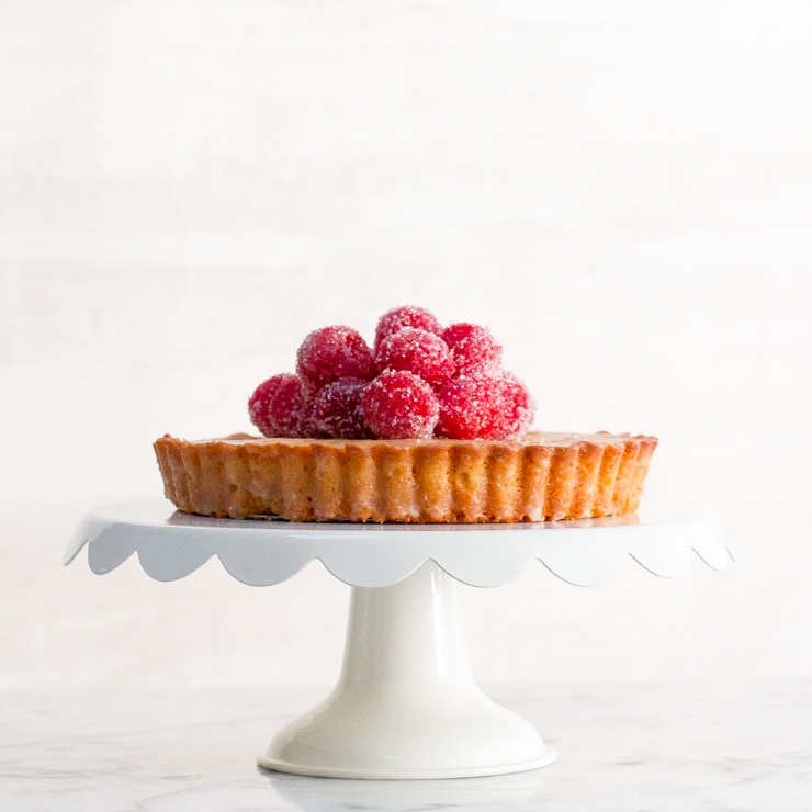 Gluten Free Raspberry Financier Cake For 2