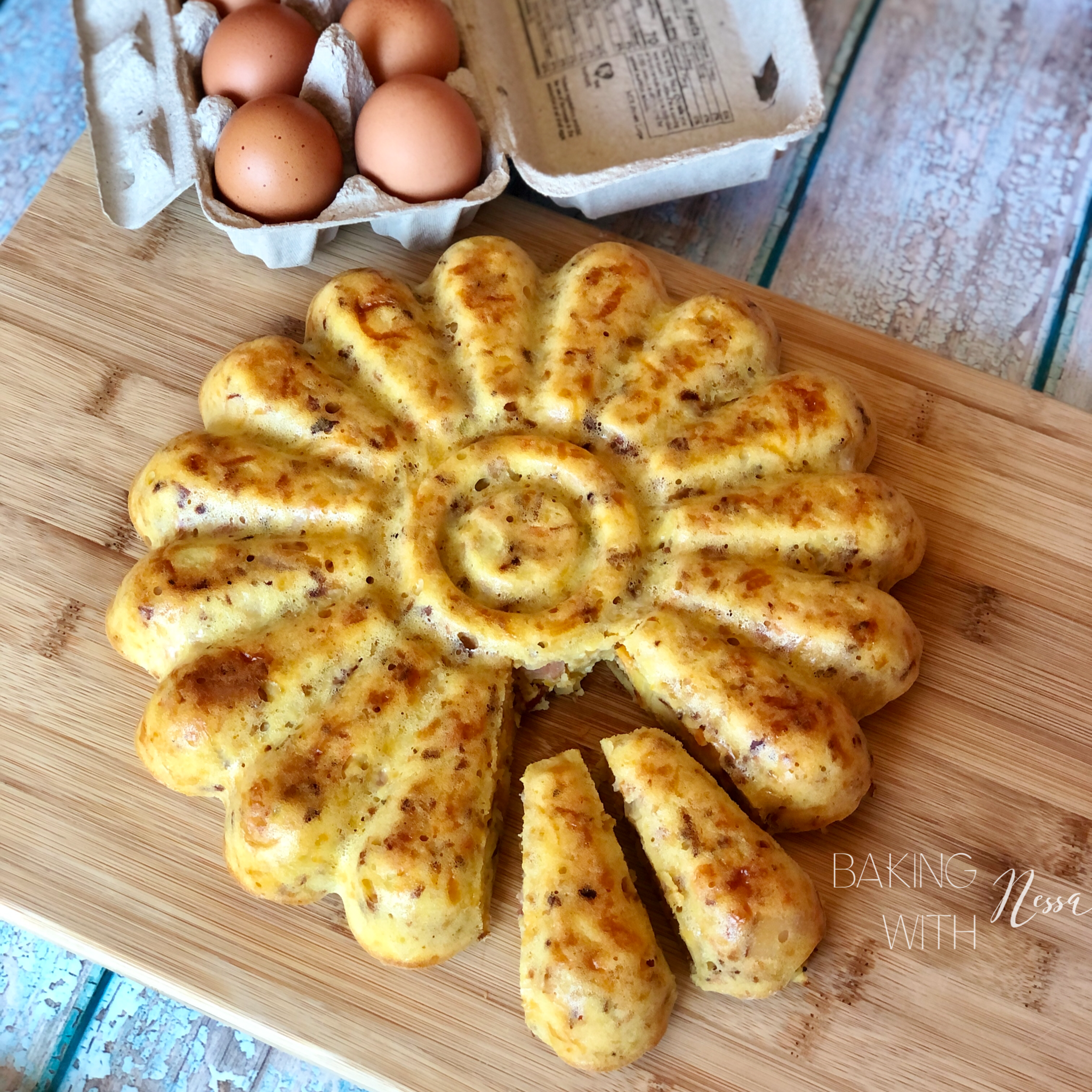 Root Vegetables Savory Cake - Baking with Nessa