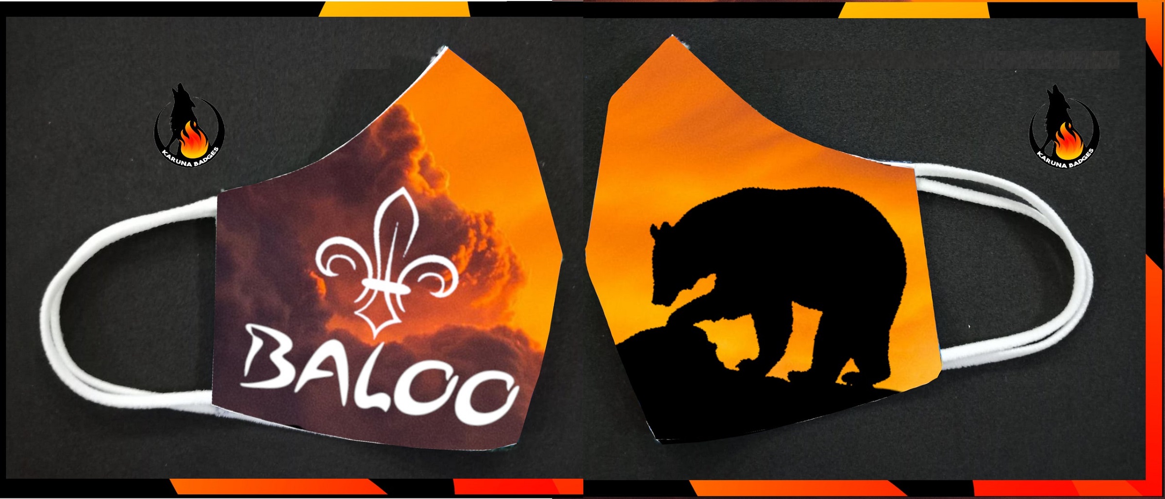 Baloo Face mask - Baloo's Badge Bin