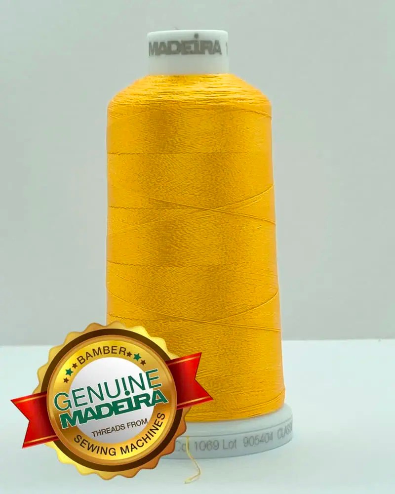Madeira Embroidery Thread Yellow 1069