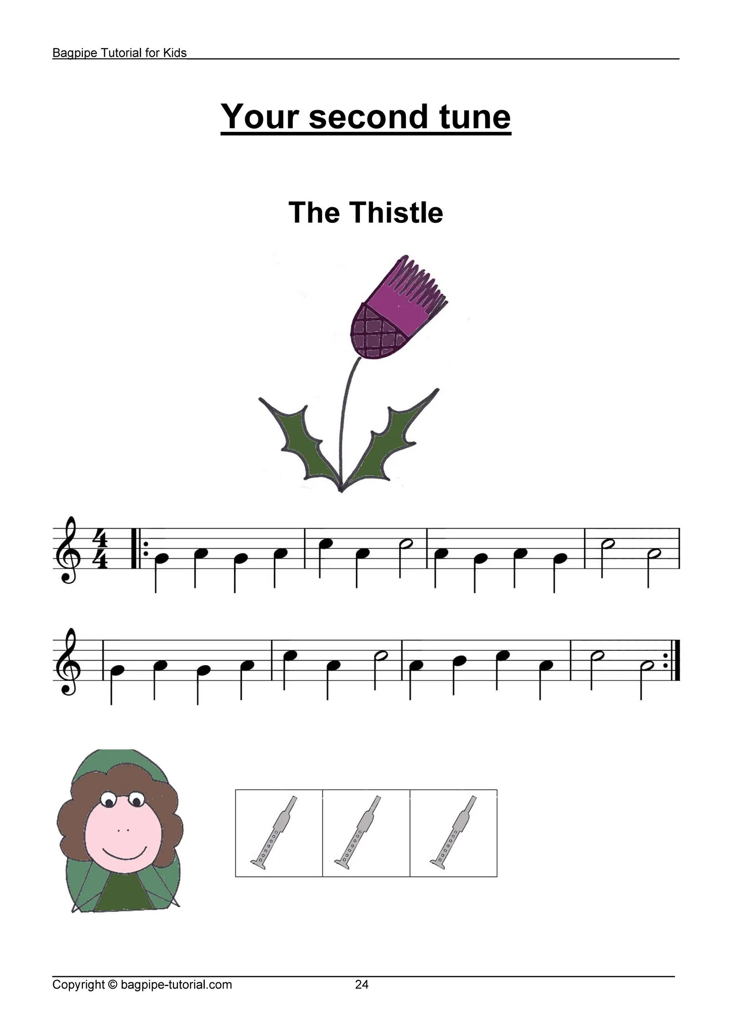 Bagpipe Tutorial For Kids Bandspec