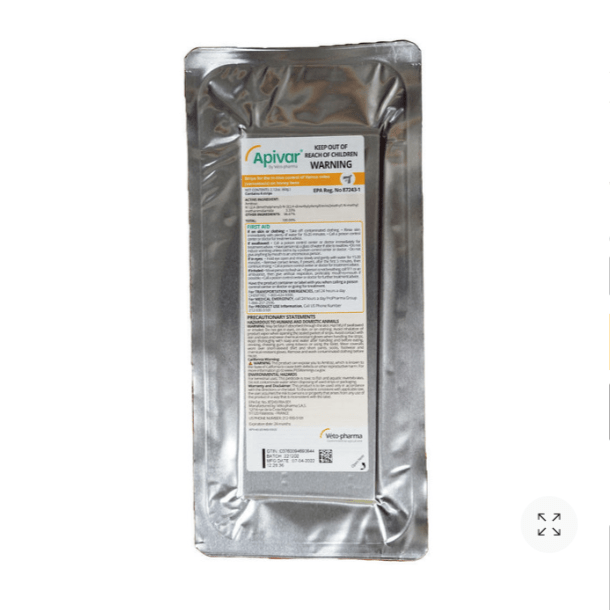Apivar – 4 Pack, 12 Pack, 60 Pack – Barnyard Bees