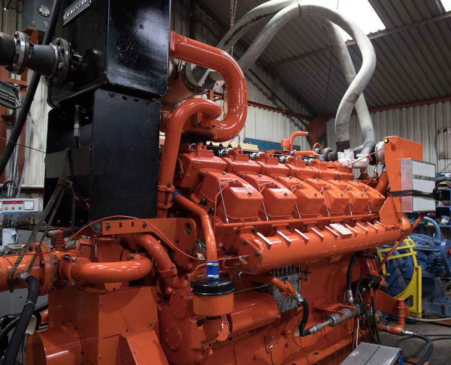 engine on test | Bartech Marine Engineering