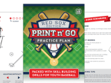 Print N Go Practice Plans Red Sox Edition Baseball Tutorials