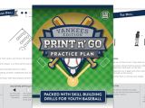 Print N Go Practice Plans Yankees Edition Baseball Tutorials