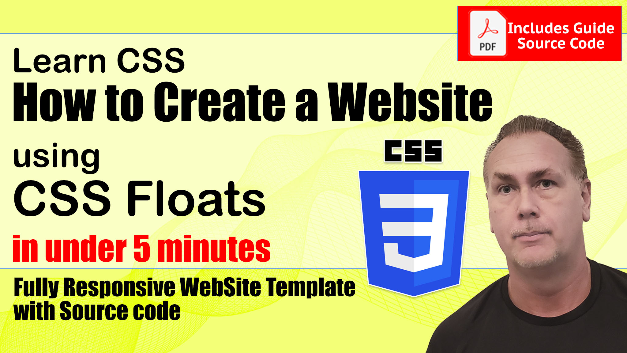 Create A Web Template In Minutes With Css Float How To Create A Simple Template Css Float Layout 