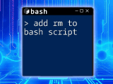 Create Bash Script Quick Guide For Beginners