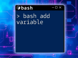 Mastering Bash Global Variable A Quick Guide