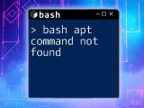 Mastering Bash Awk Command A Quick Guide