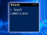 Mastering The Bash Case Statement A Quick Guide