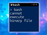 Understanding Bash Cannot Execute Binary File Error