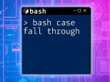 Mastering The Bash Case Statement A Quick Guide