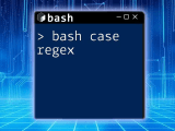 Mastering The Bash Case Statement A Quick Guide