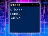 Mastering The Test Command In Bash A Quick Guide