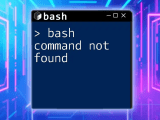 Bash R Command Not Found Troubleshooting Tips And Tricks
