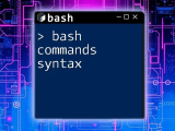 Mastering Bash Awk Command A Quick Guide