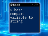 Bash Compare Numbers A Quick Guide To Numeric Comparisons