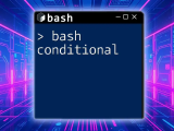 Mastering Bash Conditional Statements A Simple Guide