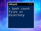 Bash List Files In Directory A Quick Guide