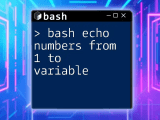 Mastering Bash Echo A Quick Guide To Outputting Text