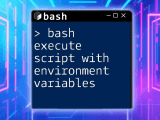 Bash Script Set Environment Variable Quick Guide
