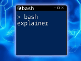 Bash Explainer Master Commands In Just Minutes