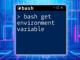 Bash Script Set Environment Variable Quick Guide