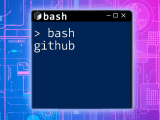 Bash Github Mastering Version Control In Seconds