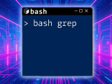 Bash Grep Or Mastering Conditional Searches In Bash