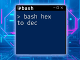 Bash Hex To Dec Quick Conversion Techniques