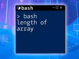 Bash Iterate Over Array A Simple Guide