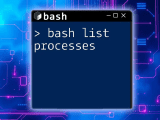 Mastering Bash How To Kill A Process In Bash