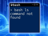 Bash Ng Command Not Found Quick Fixes And Solutions