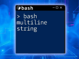 Mastering Bash Multiline Command For Effortless Scripting