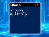 Bash Multiline Array A Quick Guide To Mastery
