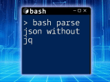 Bash Parse Json A Simple Guide For Beginners