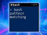 Bash Pattern Matching Unlocking Its Secrets For Efficiency