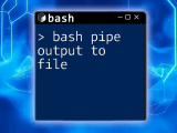 Mastering The Bash Pipe Streamline Your Command Line Skills
