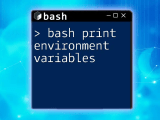 Bash Script Set Environment Variable Quick Guide