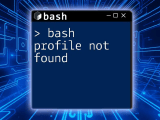 Mastering Your Git Bash Profile A Quick Guide