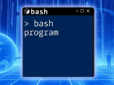 Bash Progress Bar A Quick Guide To Visual Feedback