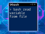 Mastering Bash Global Variable A Quick Guide