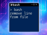 Bash Remove Mastering File Deletion In Bash